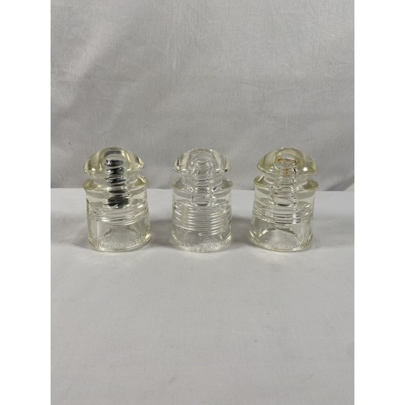 Accents | One 1 Vtg Pyrex Clear Glass Insulator 4 Tall X 2 12 286 Read ...